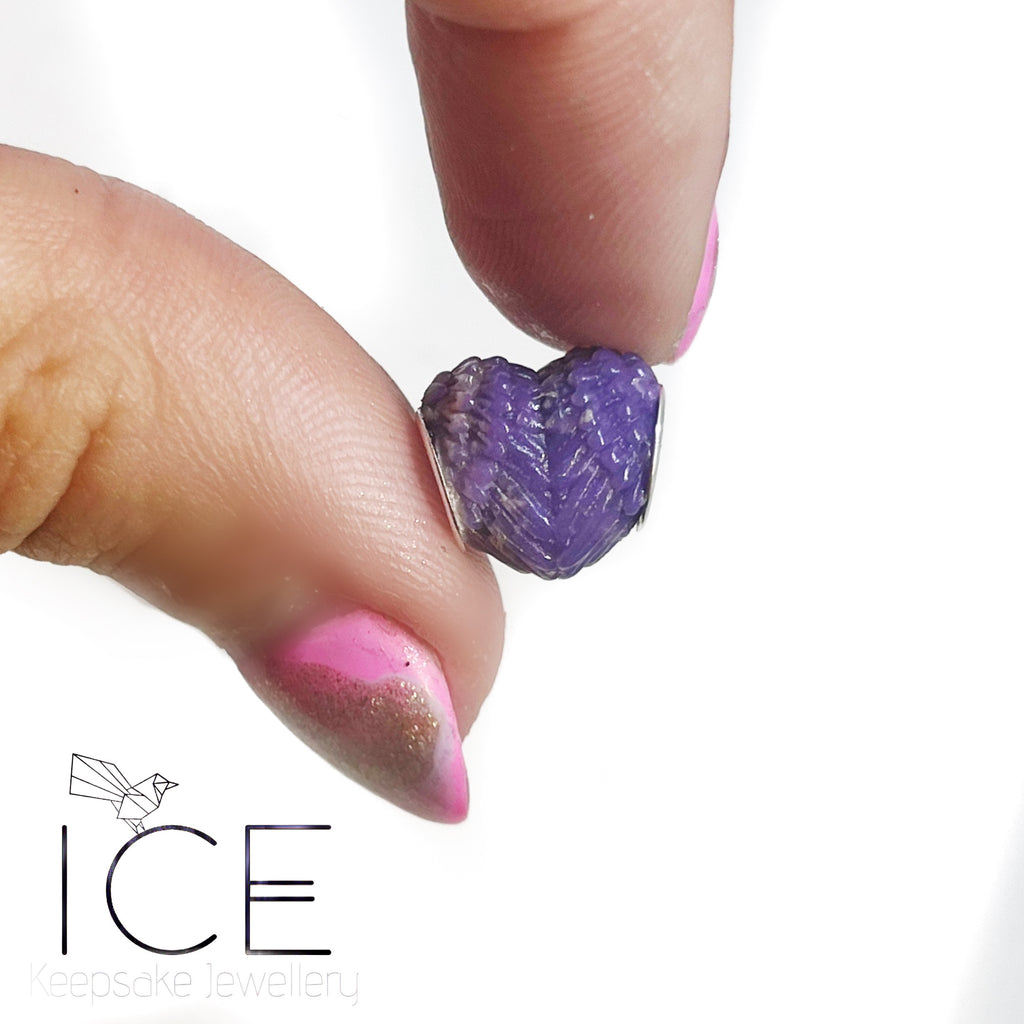 .Angel Heart Charm. – ICE - Keepsake Jewellery